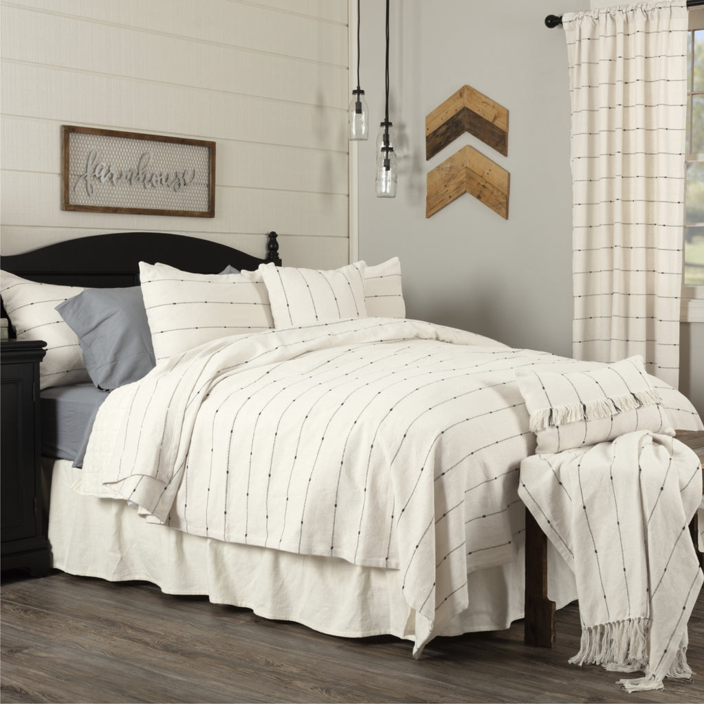 Farmcloth Stripe Twin Coverlet 90Lx70W – Beth's Country Primitive Home ...