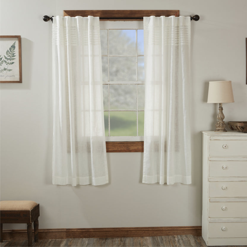 Kathryn Short Panel Set of 2 63Lx36W – Beth's Country Primitive Home Decor