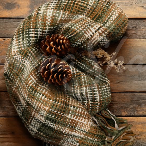 Heritage Woven Throw Blanket - Field Greens – Beth's Country Primitive ...