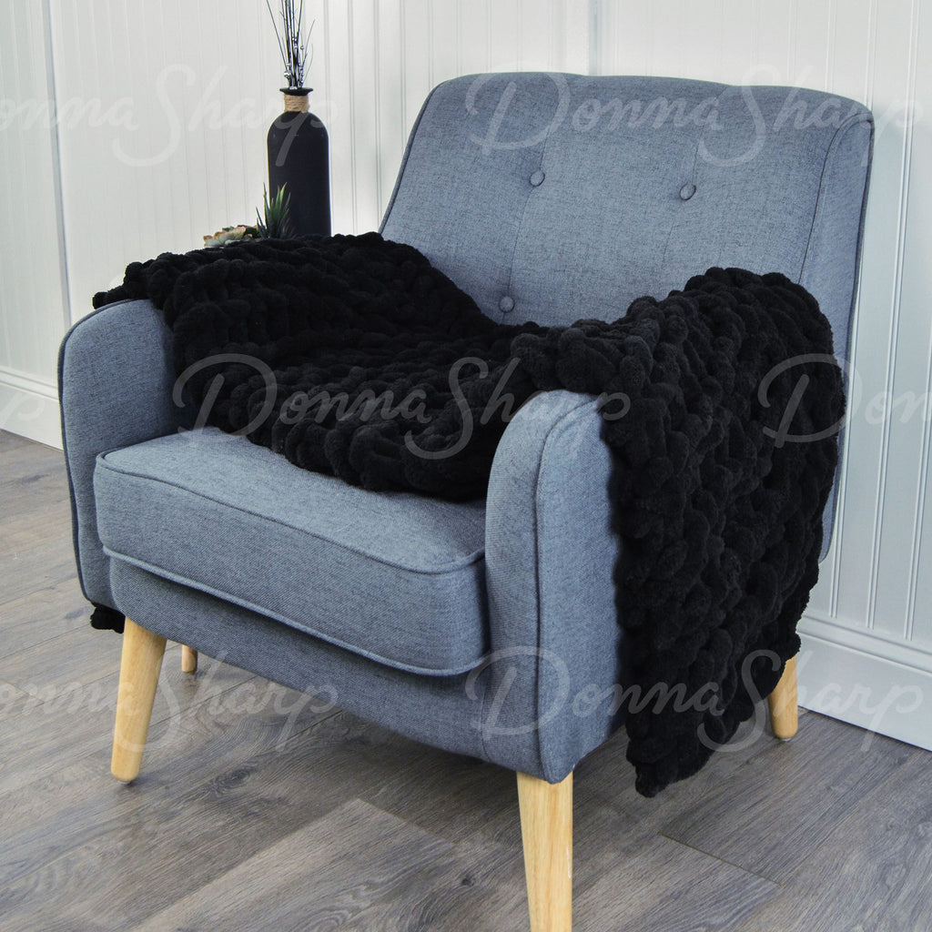 Donna Sharp Chenille Chunky Knit Farmhouse Country Primitive Throw ...