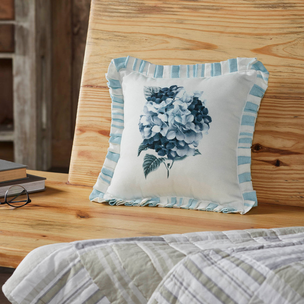 Finders Keepers Hydrangea Ruffled Pillow 12x12 – Beth's Country ...