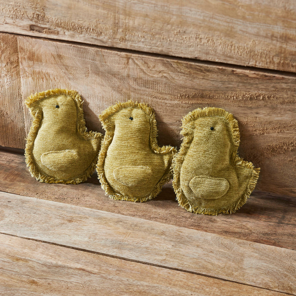 Spring In Bloom Primitive Baby Chicks Bowl Fillers Set of 3 5x4 – Beth ...