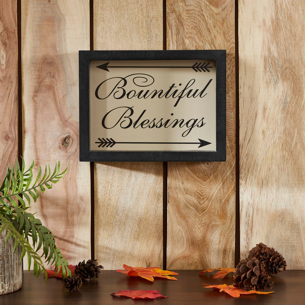 Bountiful Blessings w/ Arrows MDF Wall Sign 8x10.5x1.5 – Beth's Country ...