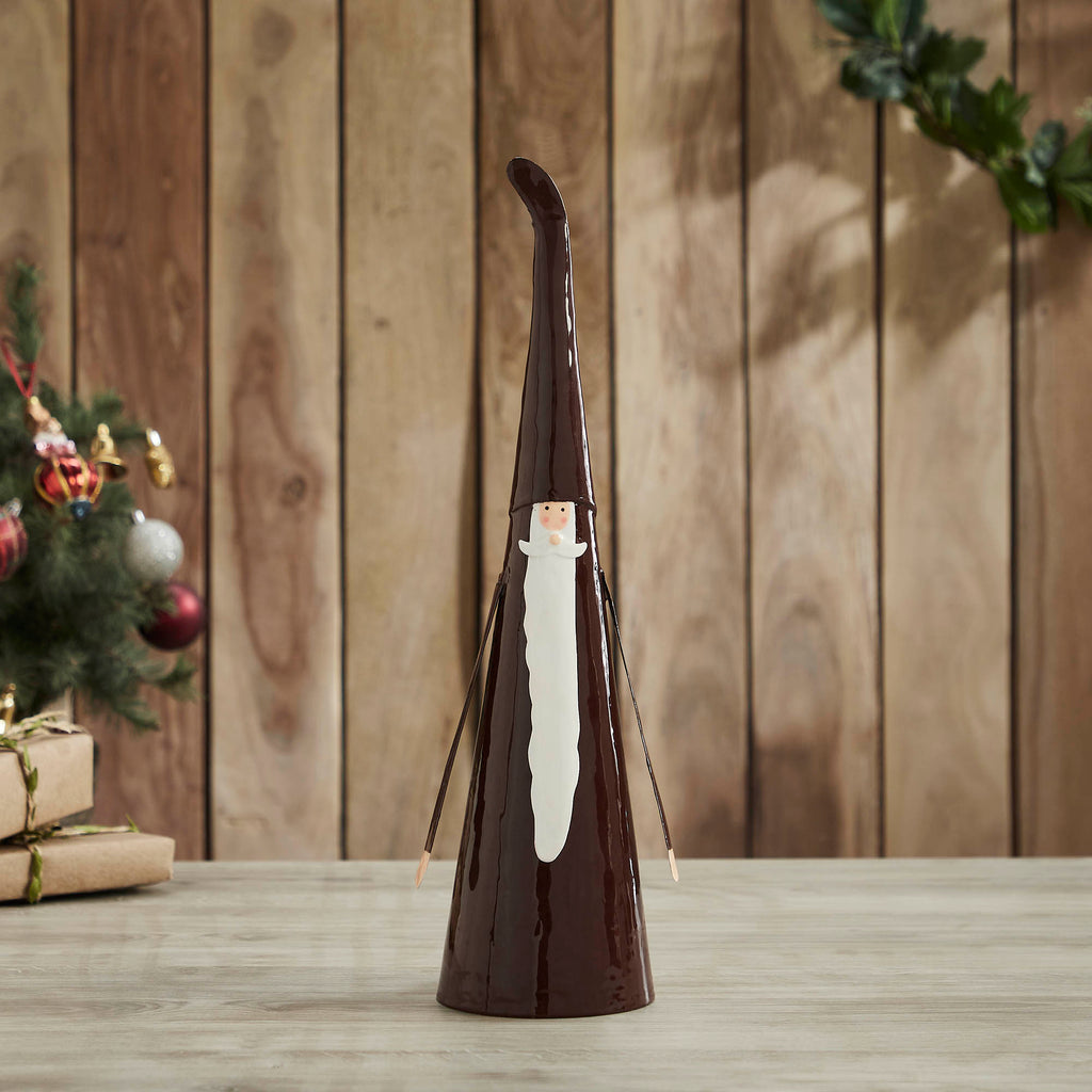 Skinny Santa Figurine Metal 17x4.5x4.5 – Beth's Country Primitive Home ...