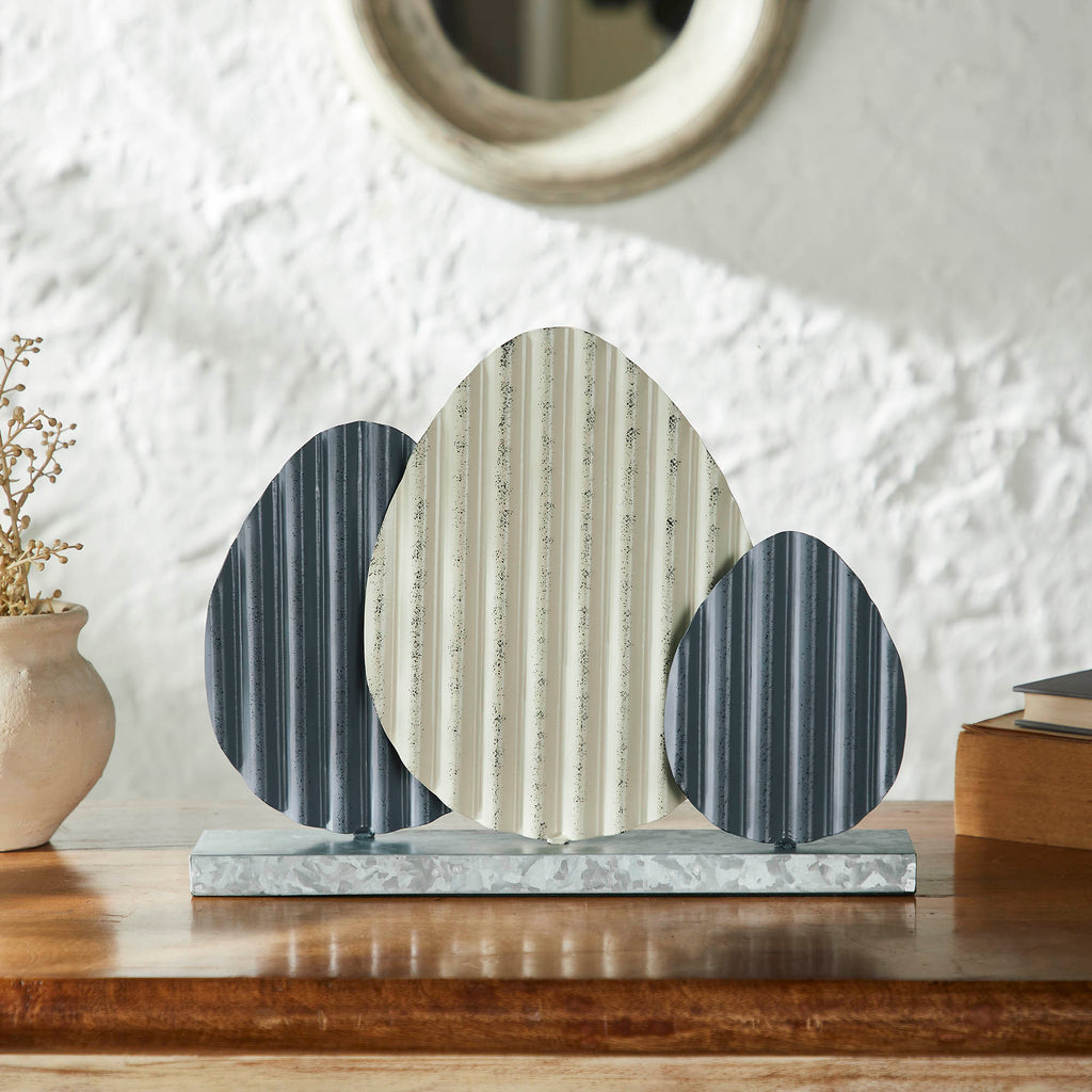 Bunny Hop Corrugated Metal Eggs w/ Base 10.75x14x2.5 – Beth's Country ...