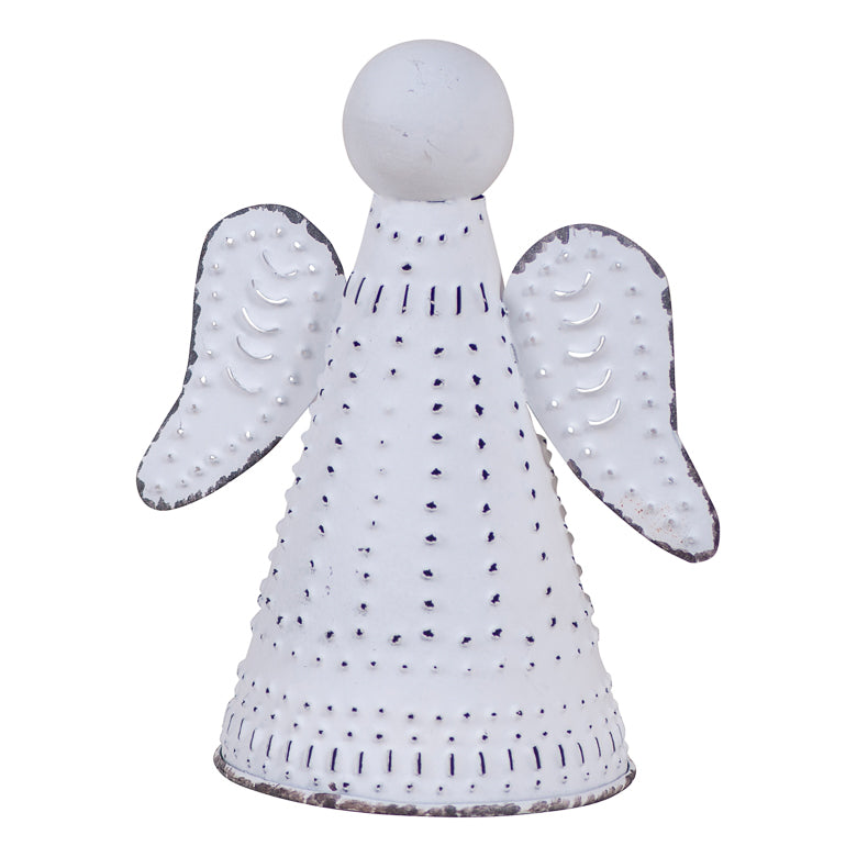 Punched Tin Angel in Rustic White - Set of 3 – Beth's Country Primitive ...